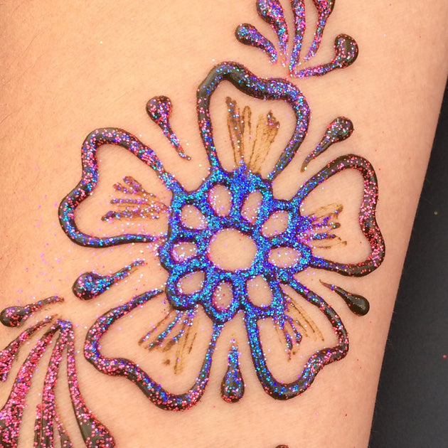 Pink Holographic Glitter Powder – Henna Caravan