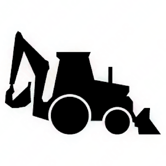 Digger Truck | Glitter Tattoo Stencil – Henna Caravan