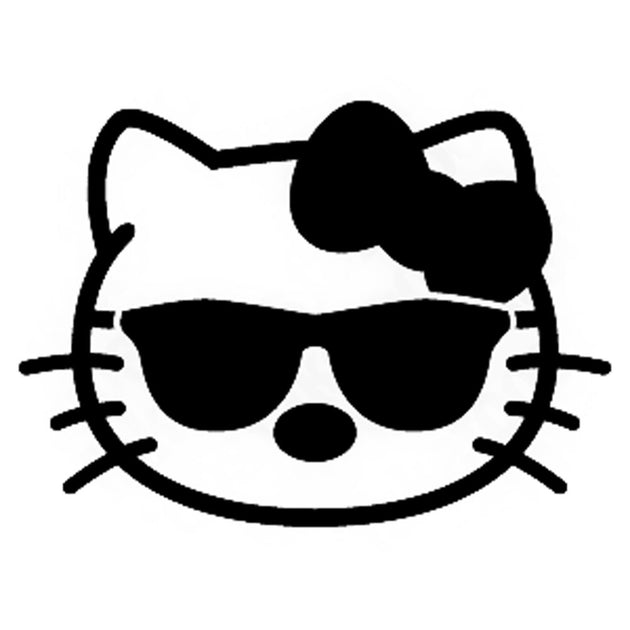Hello Kitty Sunnies | Glitter Tattoo Stencil – Henna Caravan