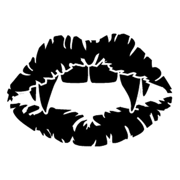 Vampire Kiss | Glitter Tattoo Stencil – Henna Caravan